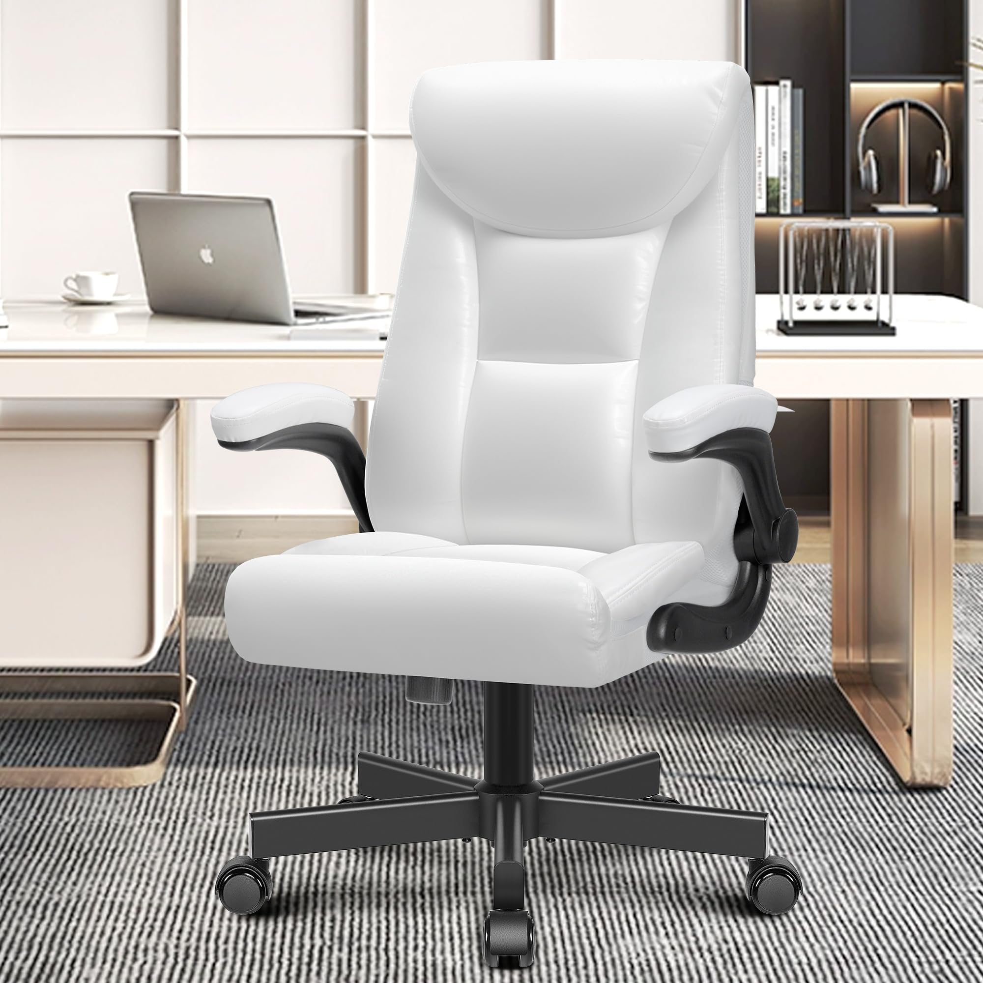Snapklik.com : BestEra Executive Office Chair, Leather Ergonomic Office ...