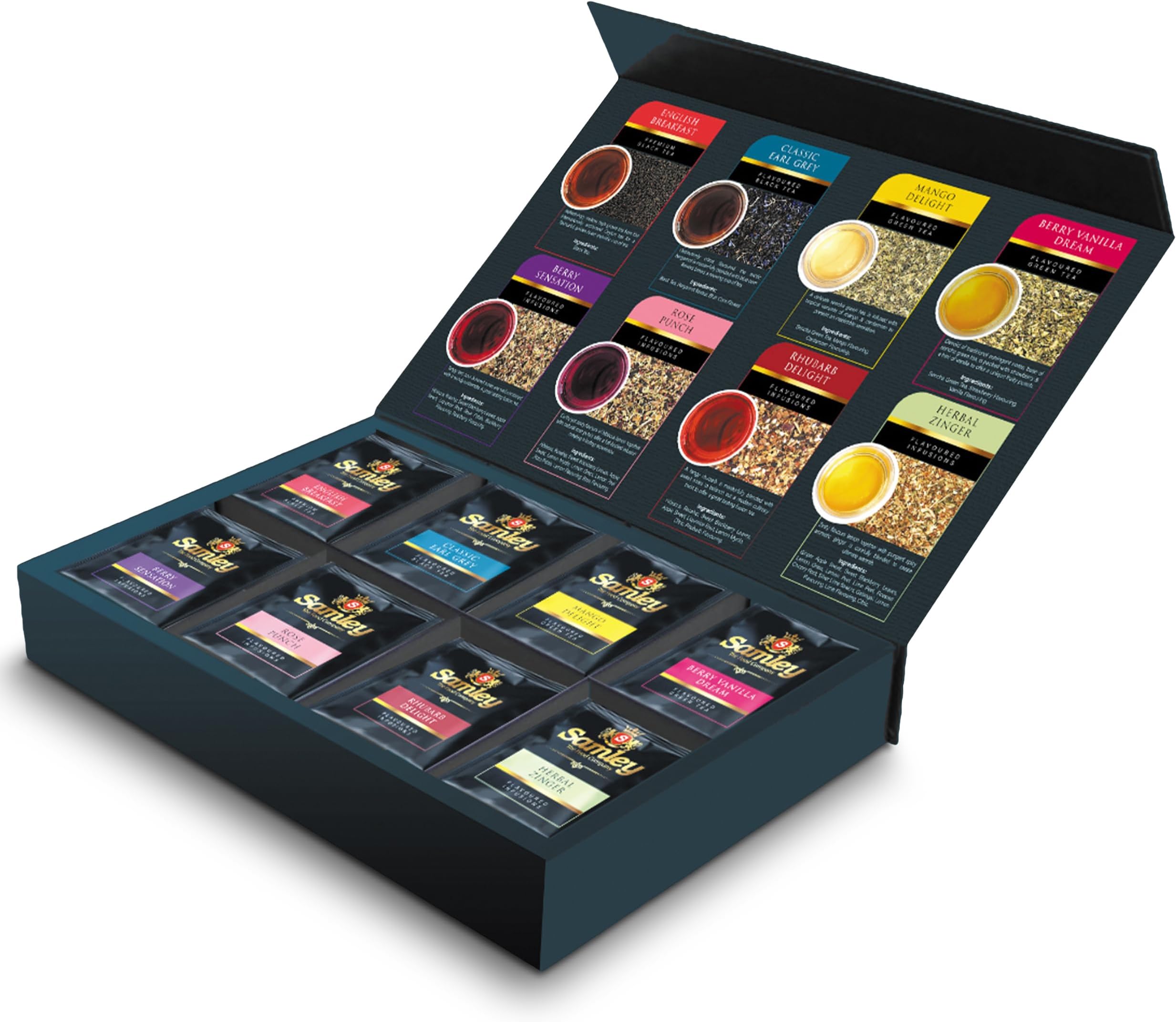 Amazon.com : Exotic Teas of The World Gift Set, 80 Tea Bags, 8 ...