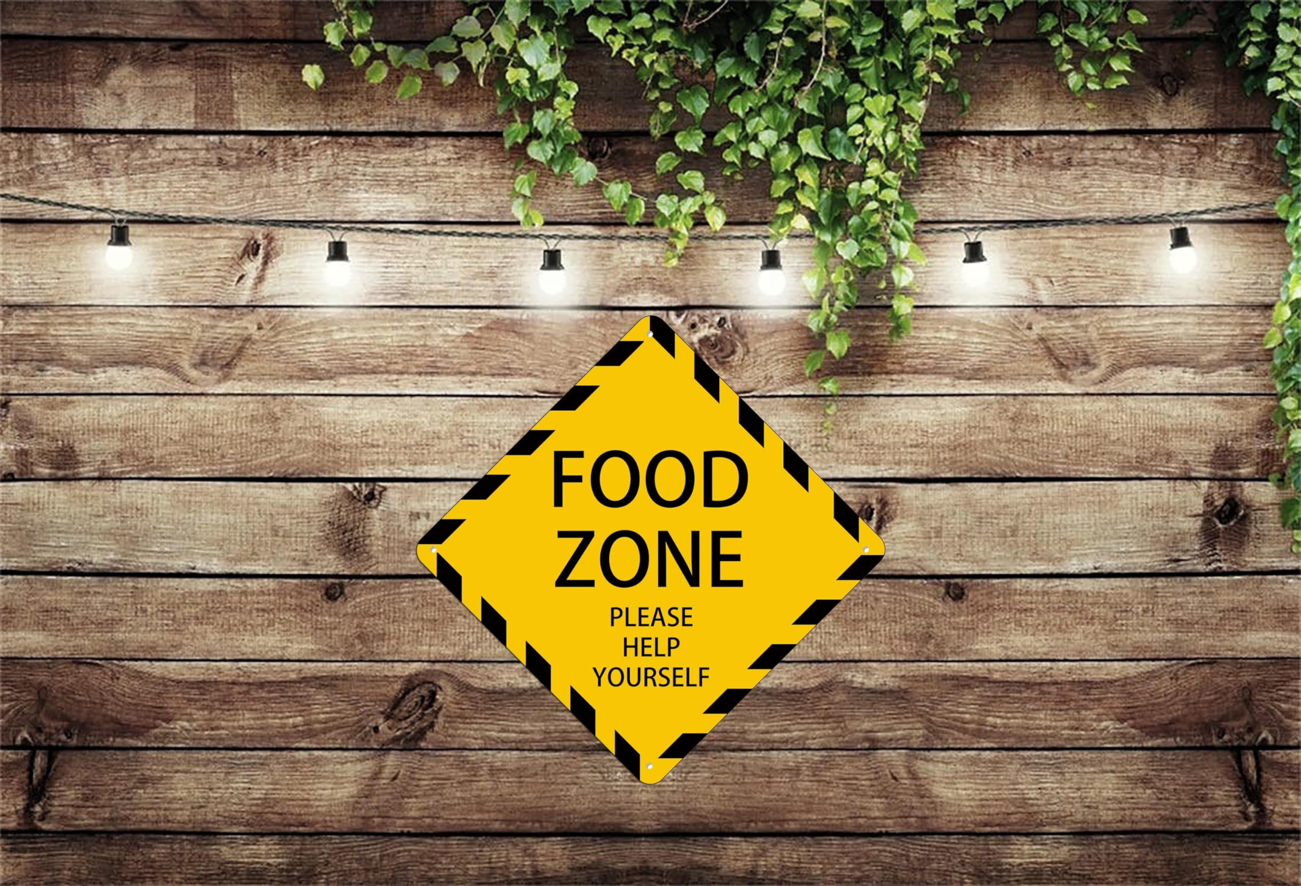 Metal Sign Food Allergy Warning Safety Signs Warning Sign - Temu Australia