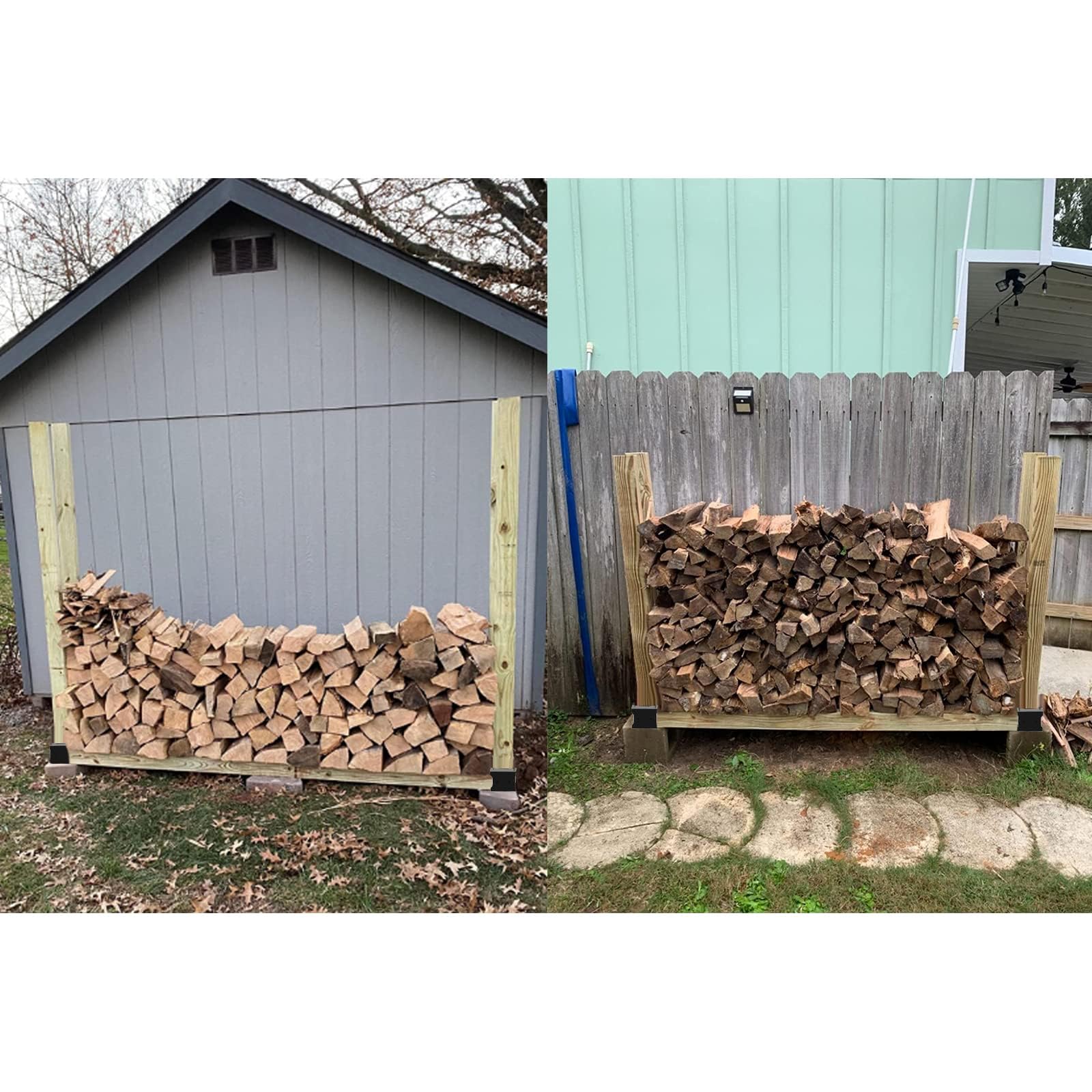 Snapklik.com : Fioracl Firewood Rack Outdoor, Firewood Storage Rack ...