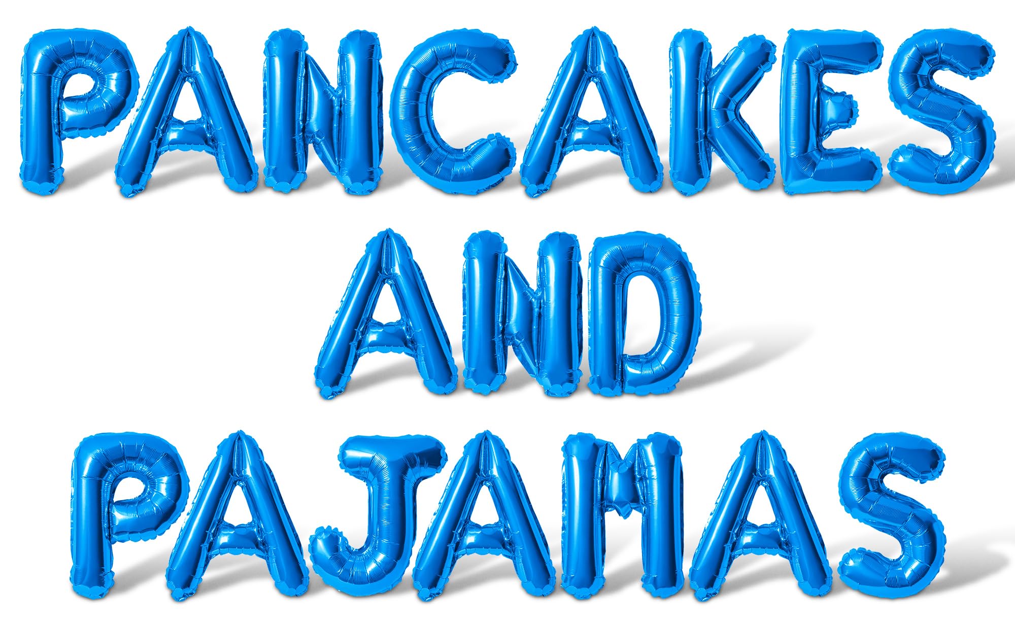 Amazon.com: Letter Balloons - PANCAKES AND PAJAMAS 16" Inch Alphabet ...