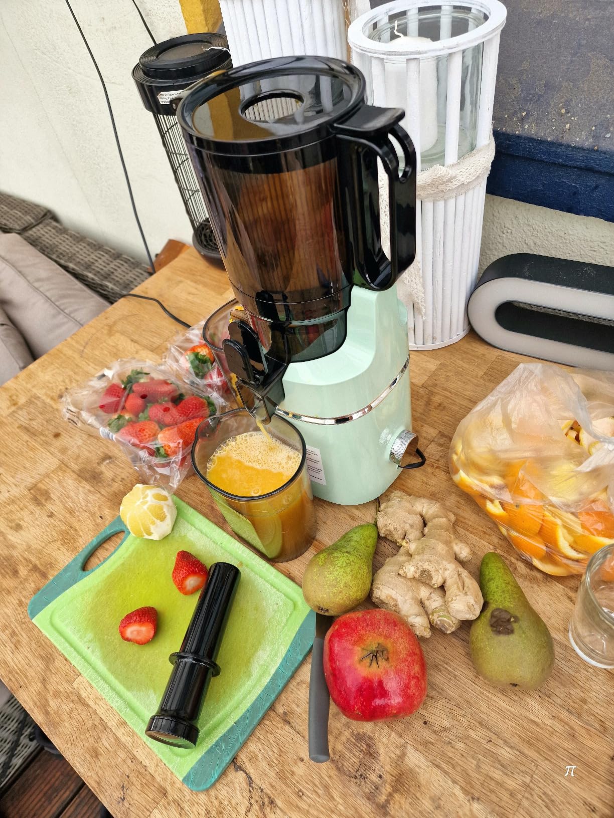 AMZCHEF Automatischer All-in-One Entsafter, 135MM Öffnung und 1,8L ...