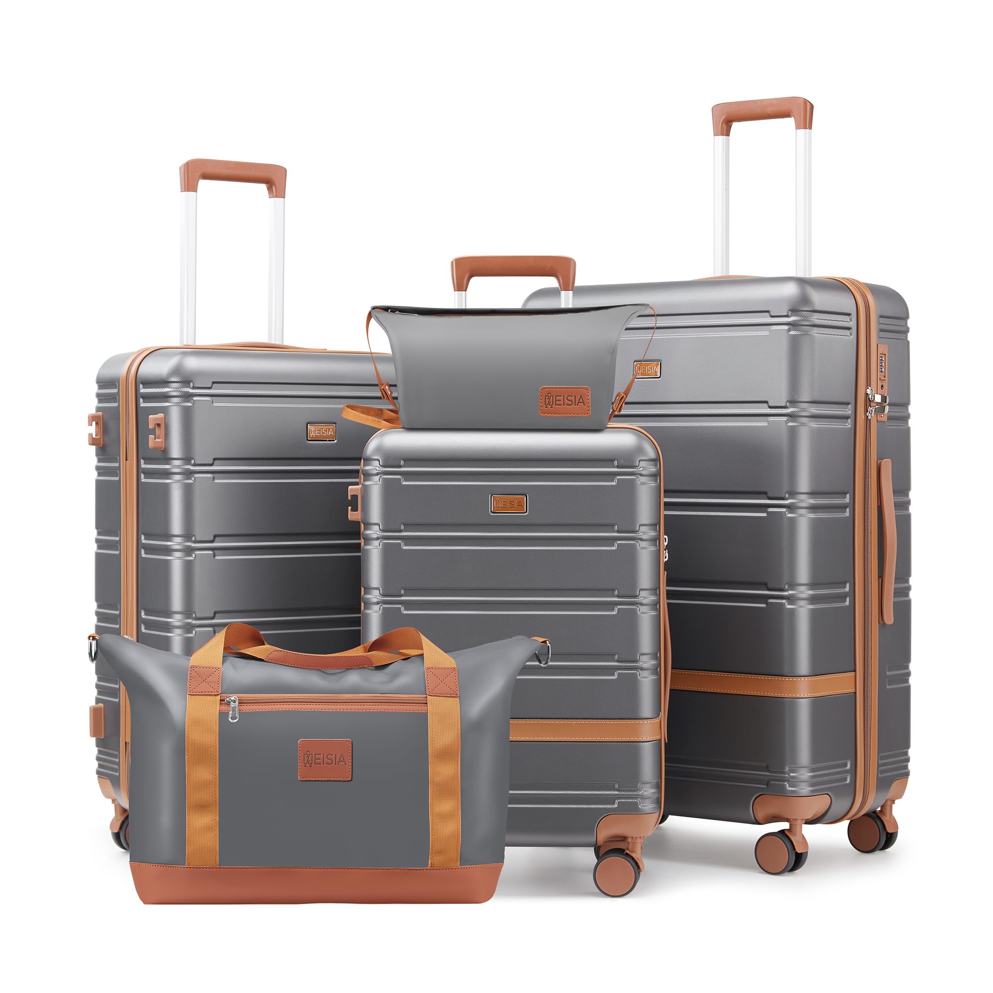 Amazon.com | NEISIA Luggage Sets 3 Piece, Suitcases with Wheels ...