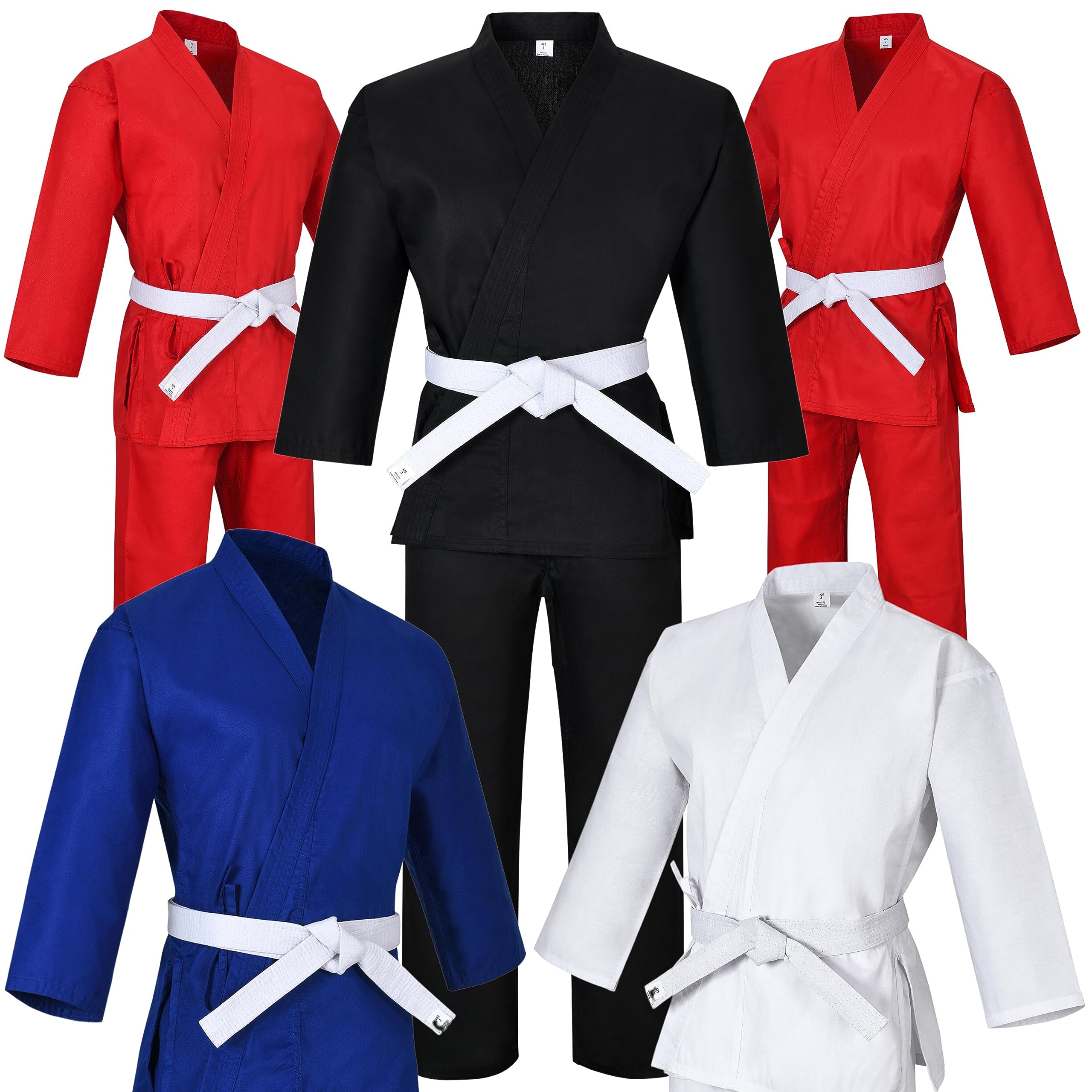 Amazon.com: Karate gi Kids & Adults Medium Weight Martial Arts Uniform ...