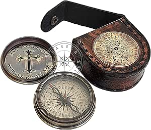 May Your Faith Always Guide You Engraved Religious Compass, Brass ...