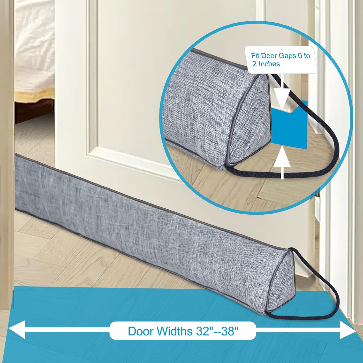 Tope de corrientes de aire frío para puerta triangular de 36 pulgadas ...