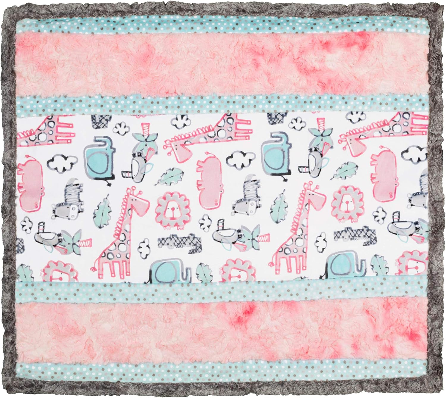 Amazon.com: Shannon Fabrics Shannon Minky Cuddle Kit Wee Ones Lion Around, Pink : Arts, Crafts ...