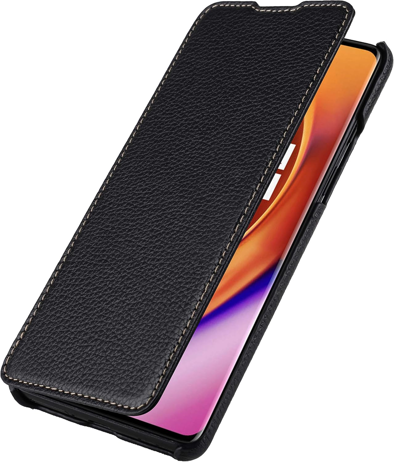 StilGut Book Type Flip Case for OnePlus 8, Genuine Leather OnePlus 8 ...