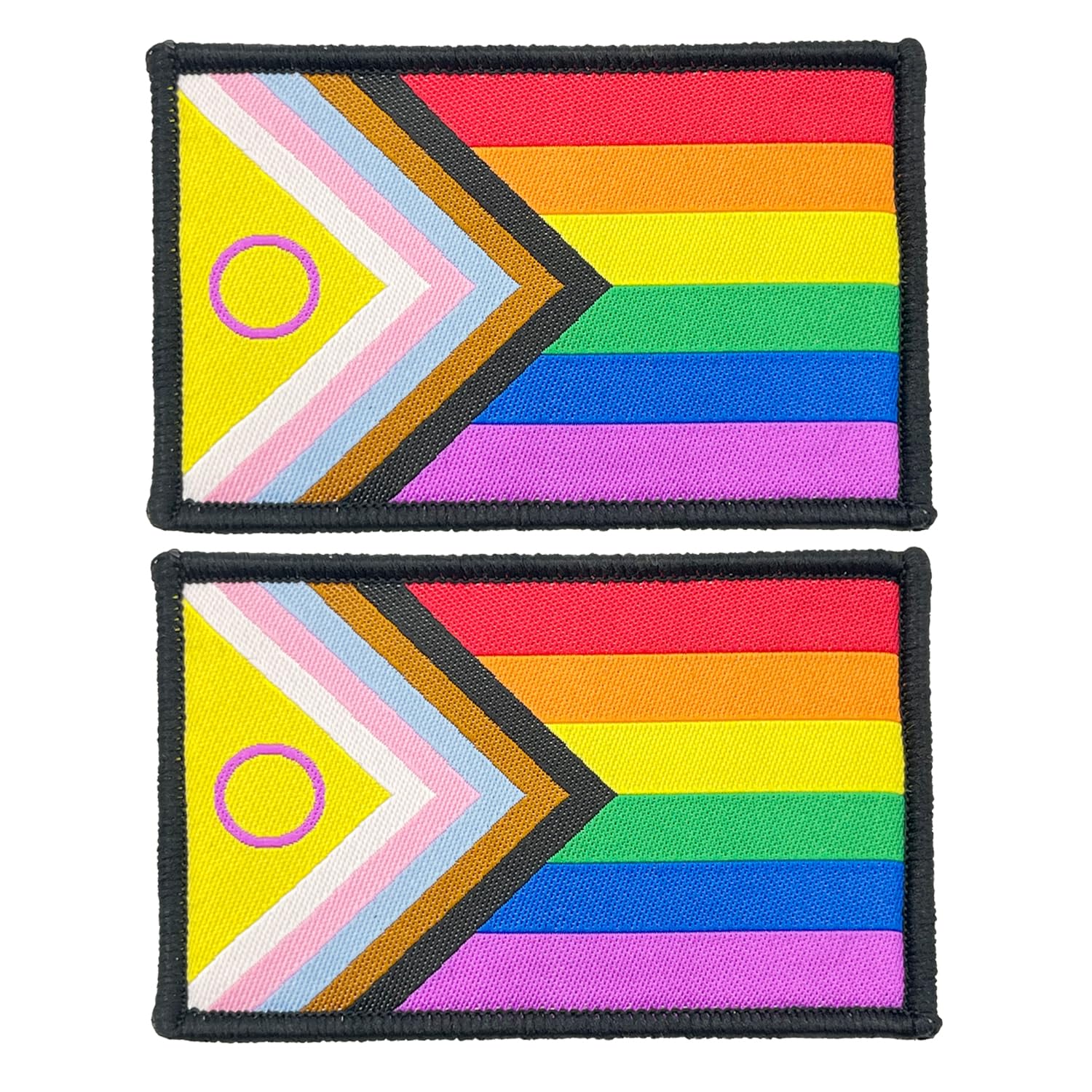 Amazon.com: stidsds 2 Pack New Intersex Progress Flag Patch Gay Flags ...