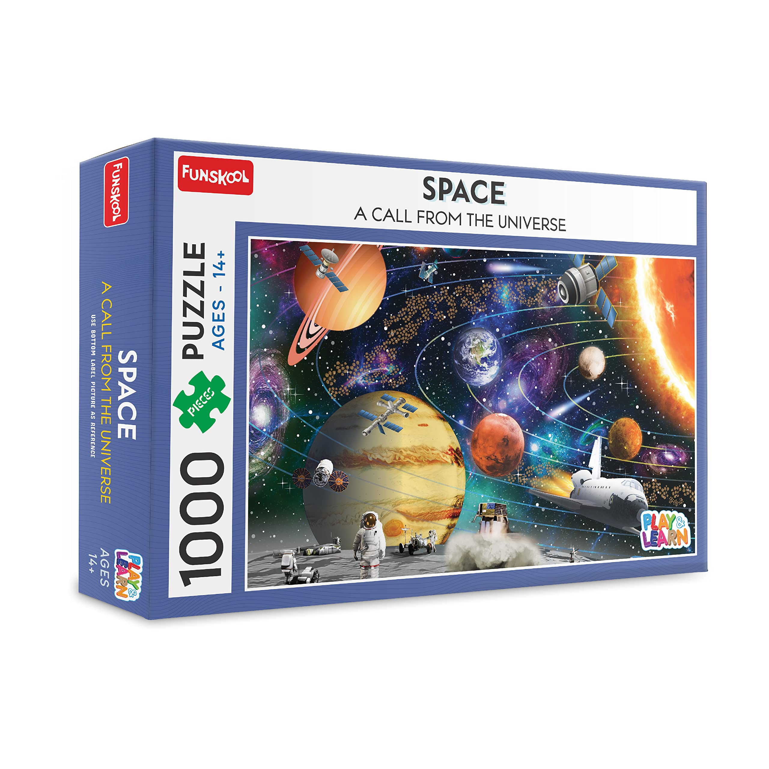 Buy Funskool-Space,Educational,1000 Pieces,Puzzle,for 3 Year Old Kids ...