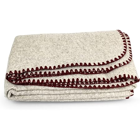Amazon.com: 100% Wool Light Military Blanket – 3lb and 60x90. Pre ...