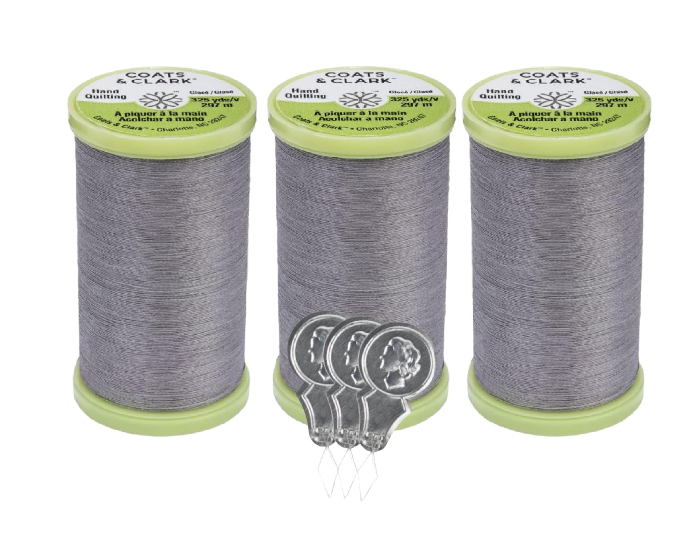 Amazon.com: Coats & Clark Hand Quilting Thread - Cotton Covered ...