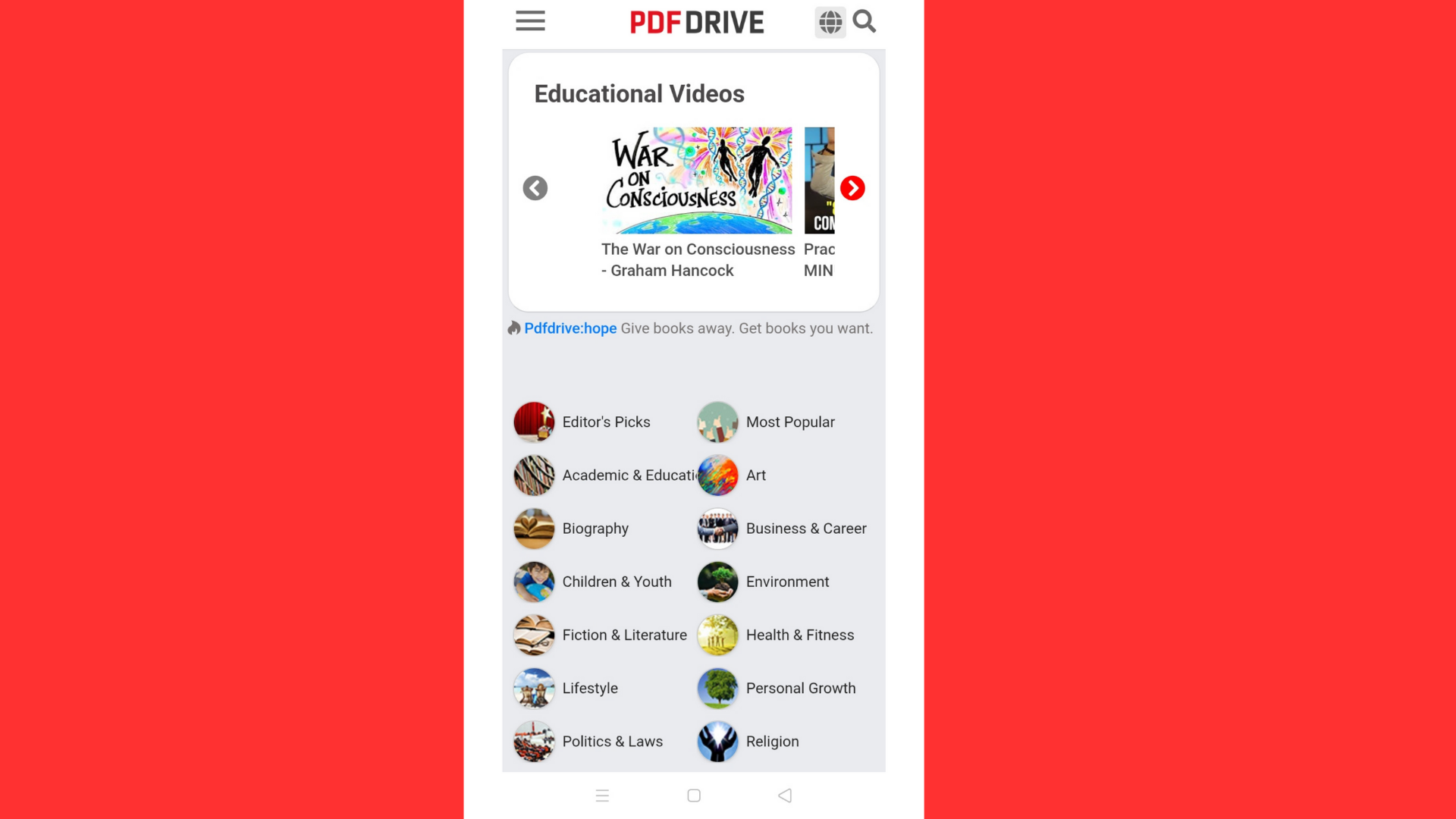 PDF drive app (book download) - App on Amazon Appstore