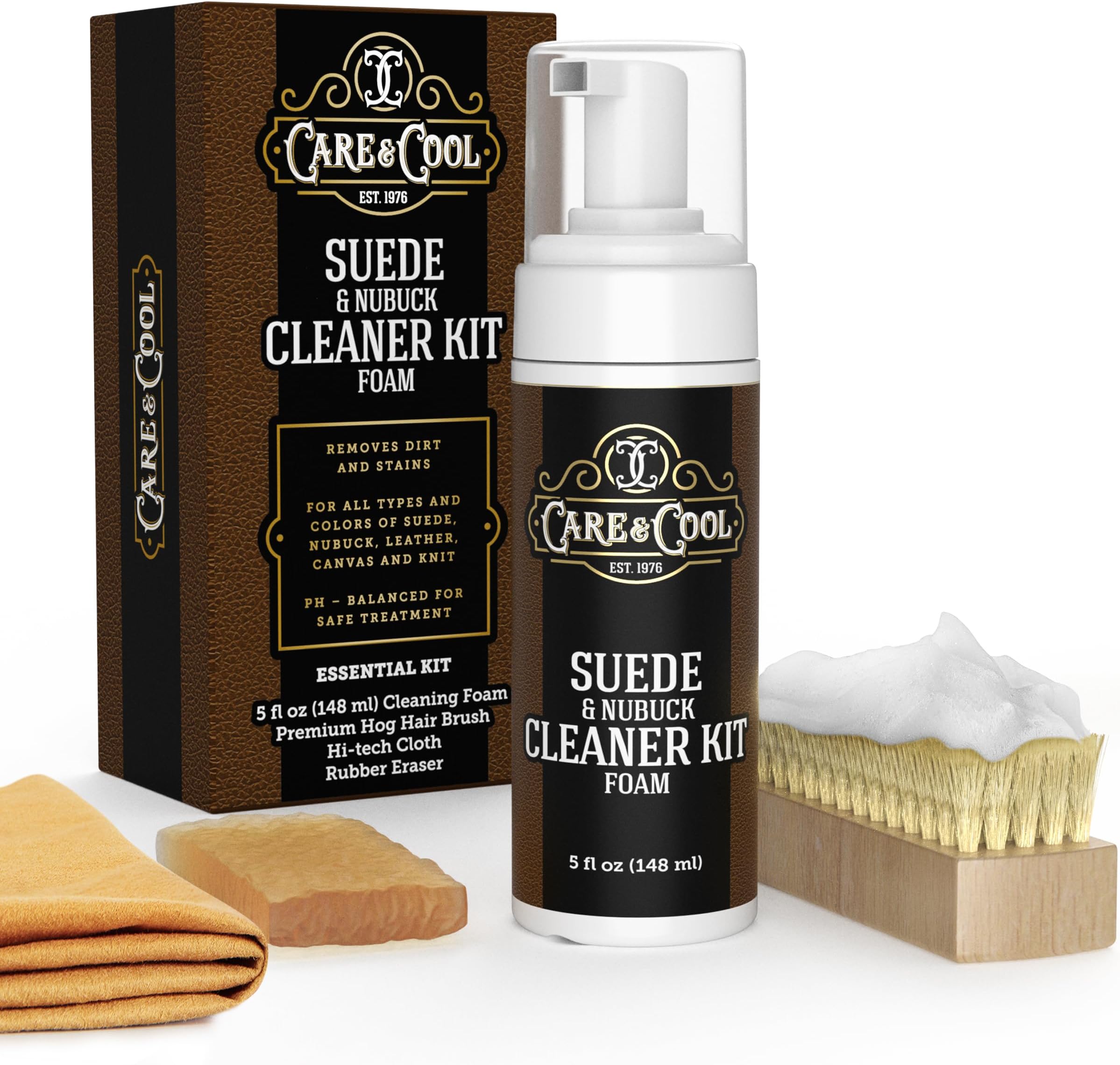 Amazon.com: KIWI Suede and Nubuck Shoe Cleaner Kit | For Shoes, Boots ...