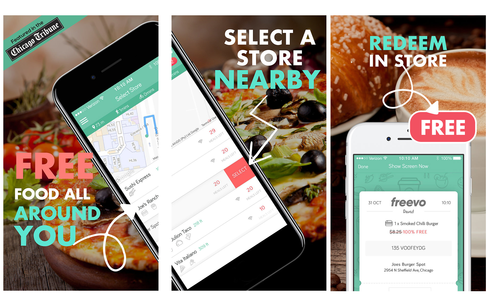 Freevo - Enjoy 100% Free Food & Drinks in Chicago - App on Amazon Appstore