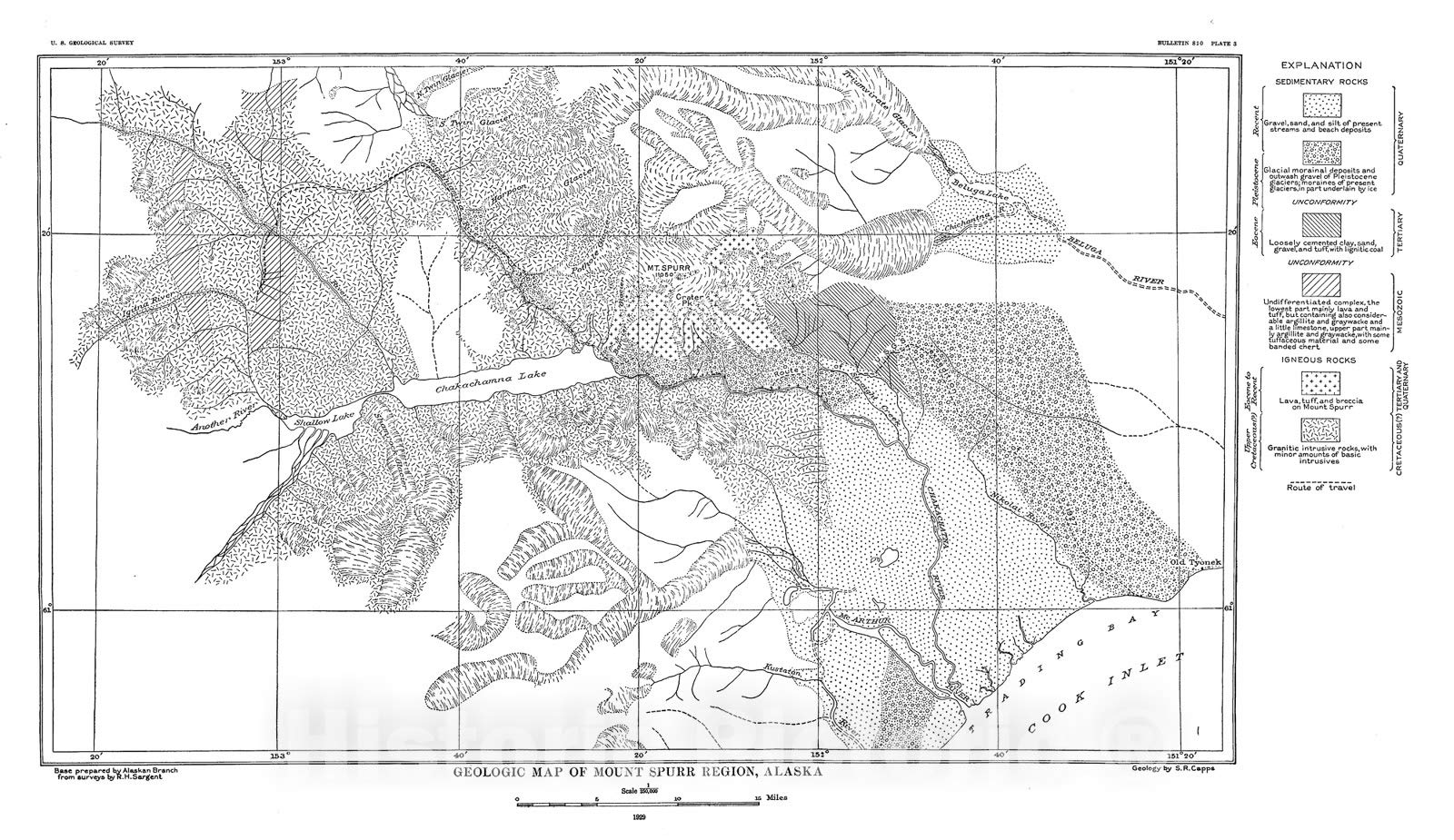 Mount Spurr Map