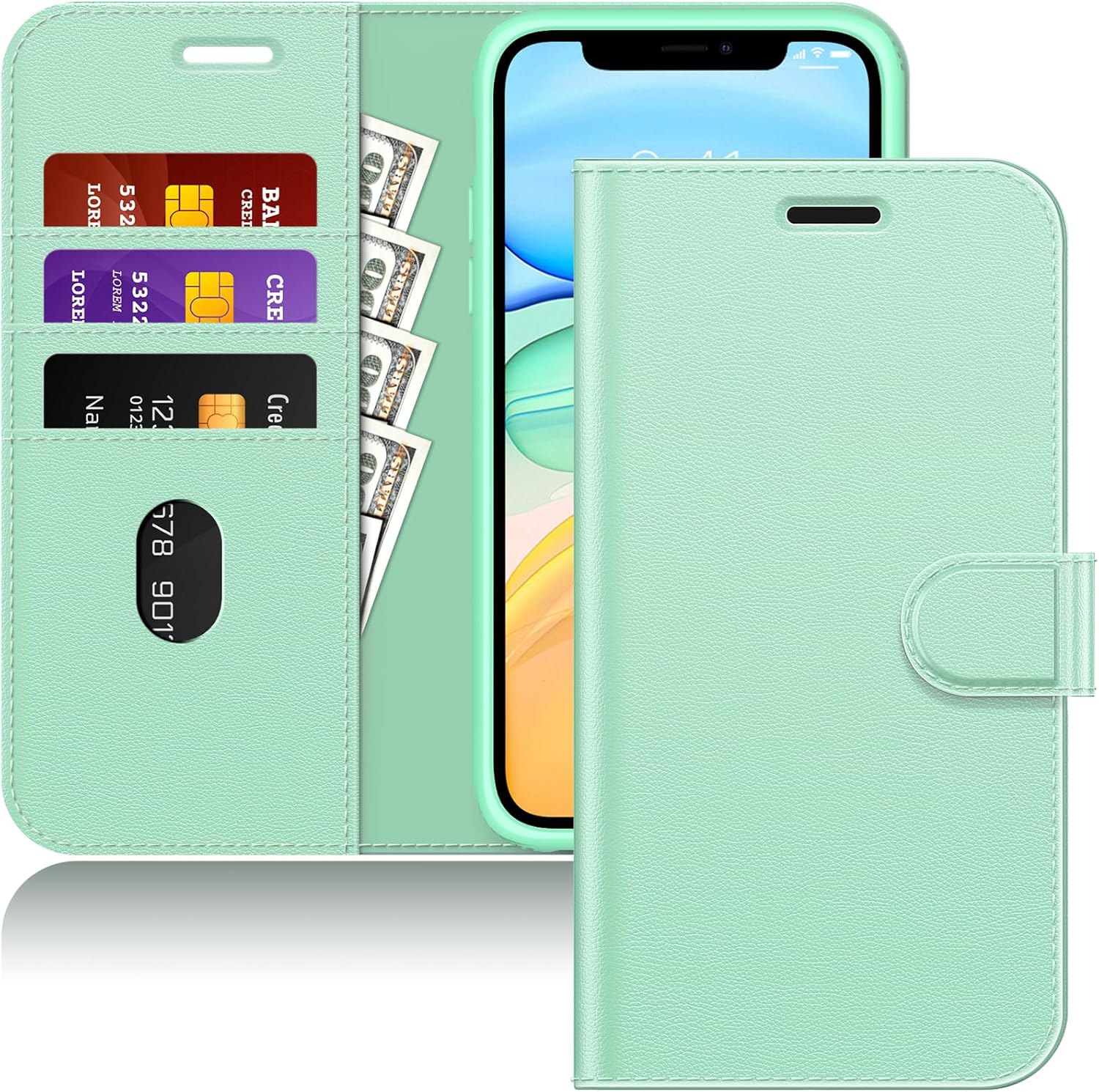 JETech Wallet Case for iPhone 11 6.1-Inch, Shockproof PU Leather ...