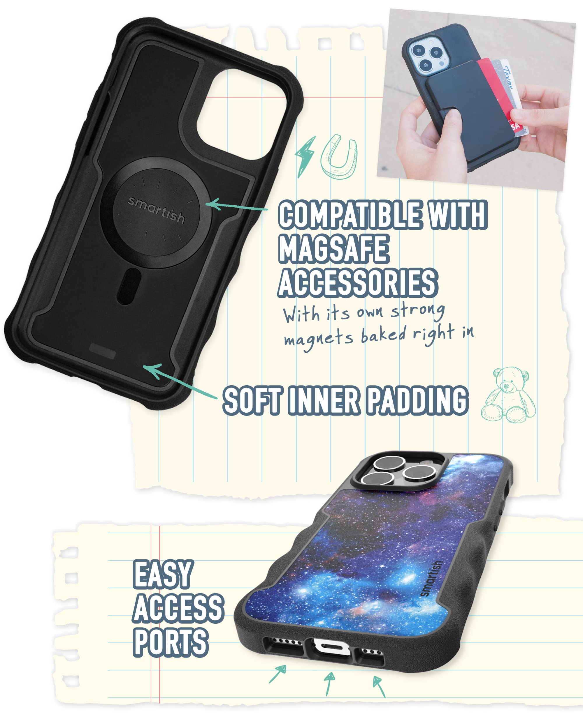 Snapklik.com : Smartish iPhone 14 Pro Protective Magnetic Case ...