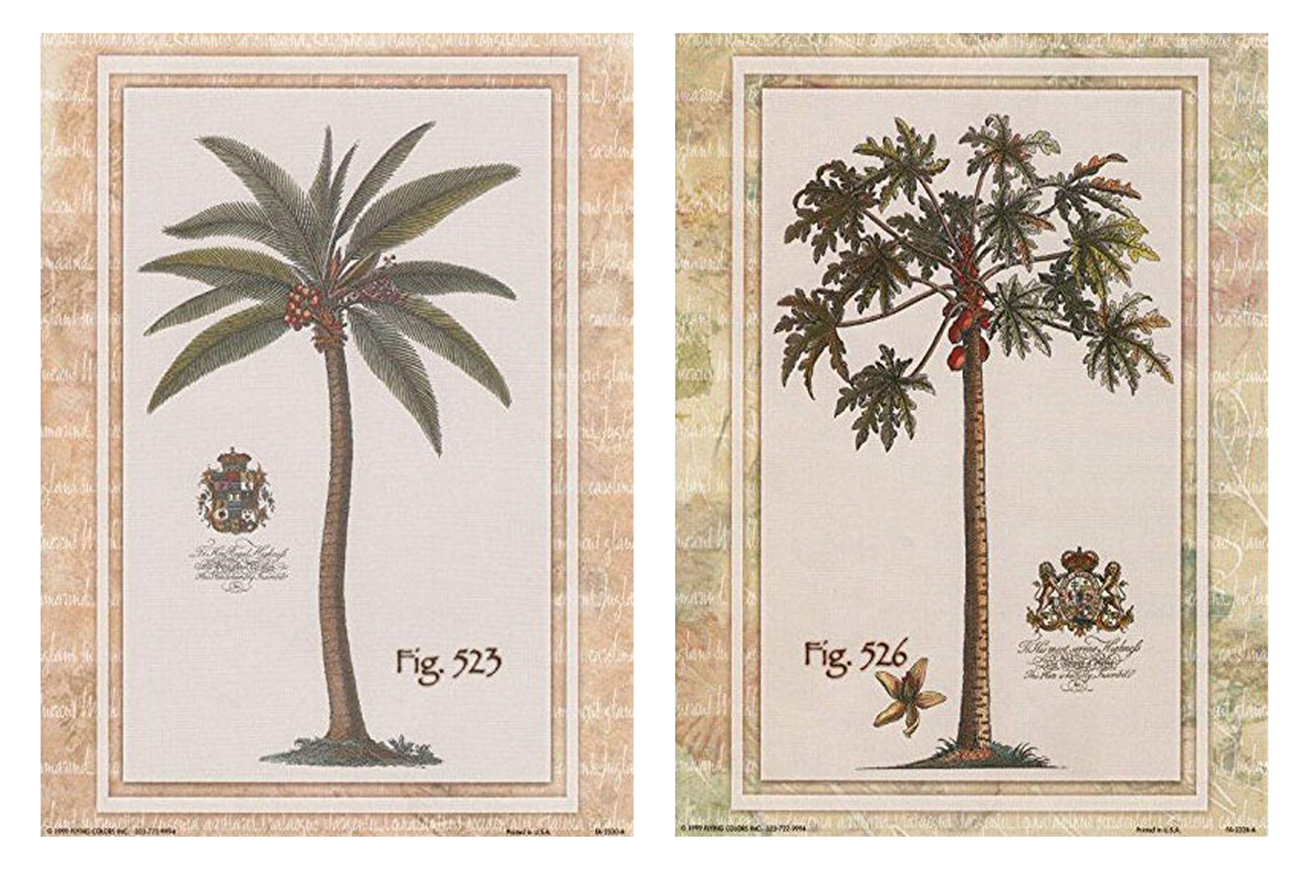Retro Palm Tree Print