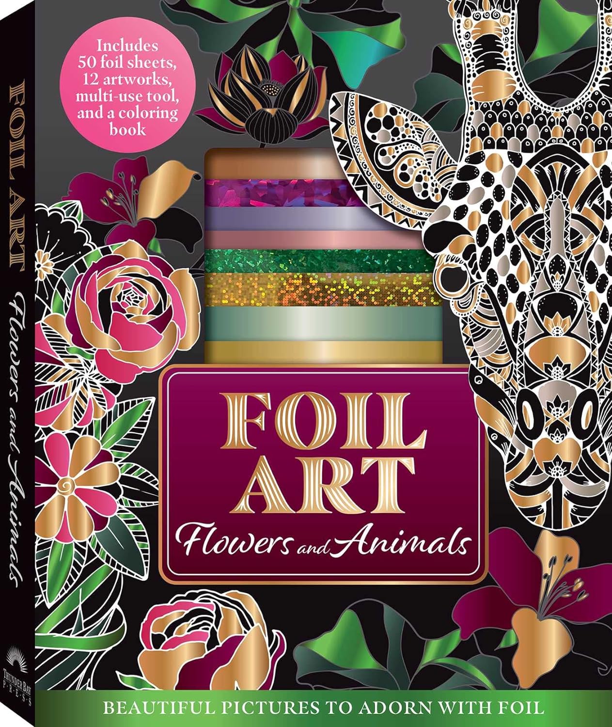 Amazon.com: Foil Art: Flowers and Animals: 9781667203249: Editors of ...