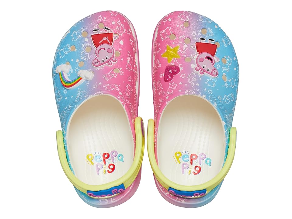 Crocs Kids Classic Peppa Pig Clogs (Toddler) (Multi) Kids Shoes ...