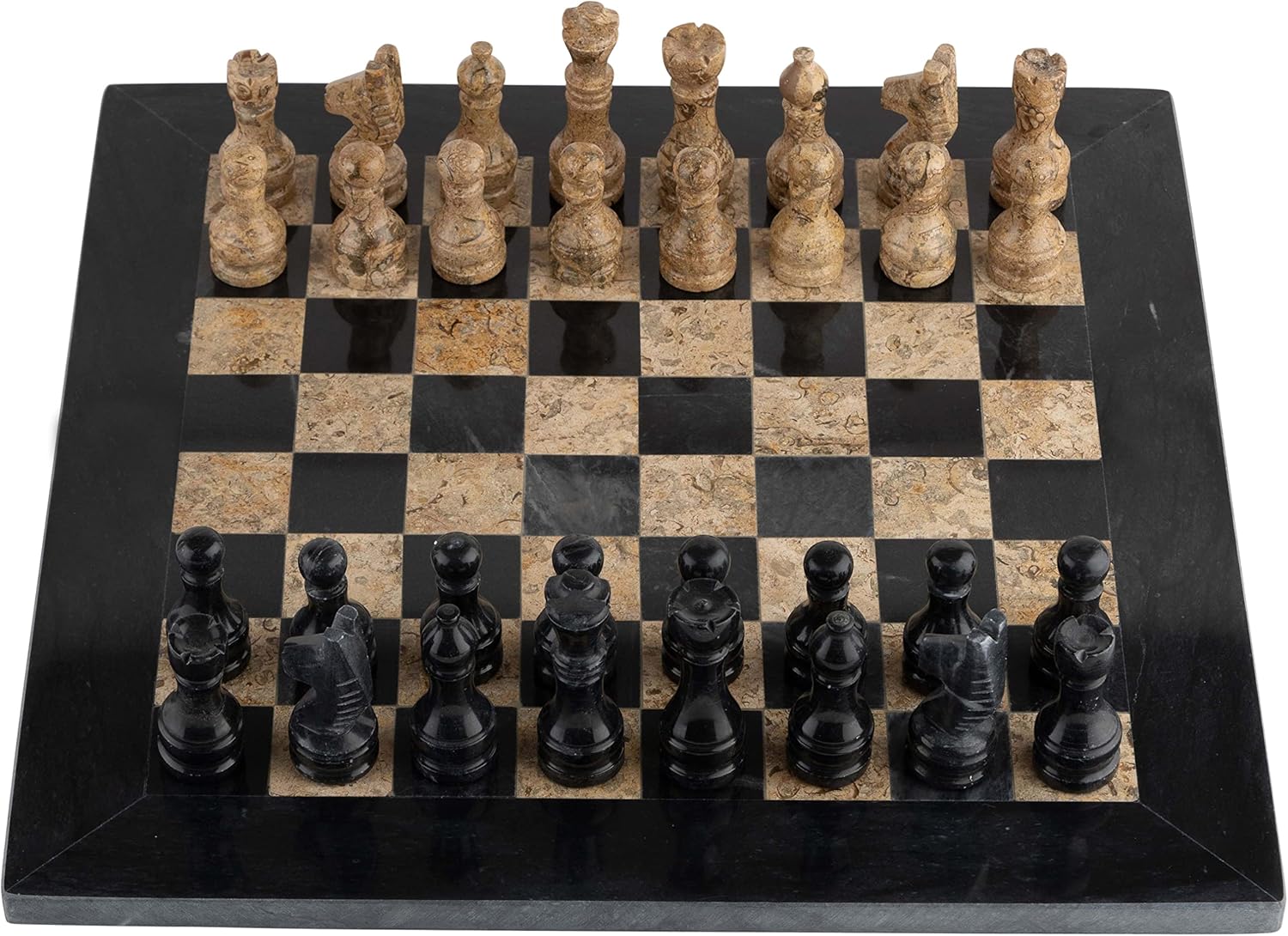 Amazon.com: Marble Chess Set-Magnificent Handcrafted Board and Chess ...