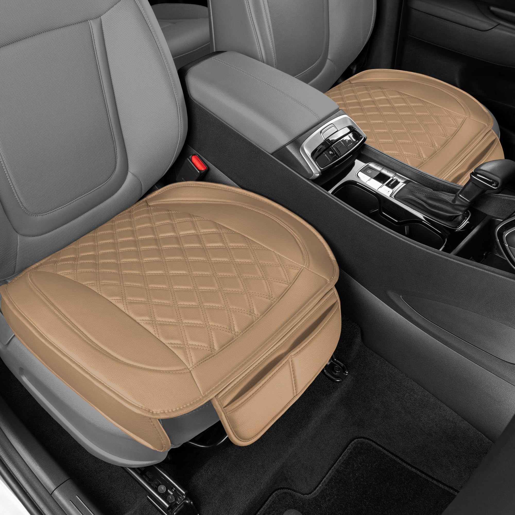 Amazon.com: Motor Trend Car Seat Cushion, 2 Pack - Diamond Stitched ...