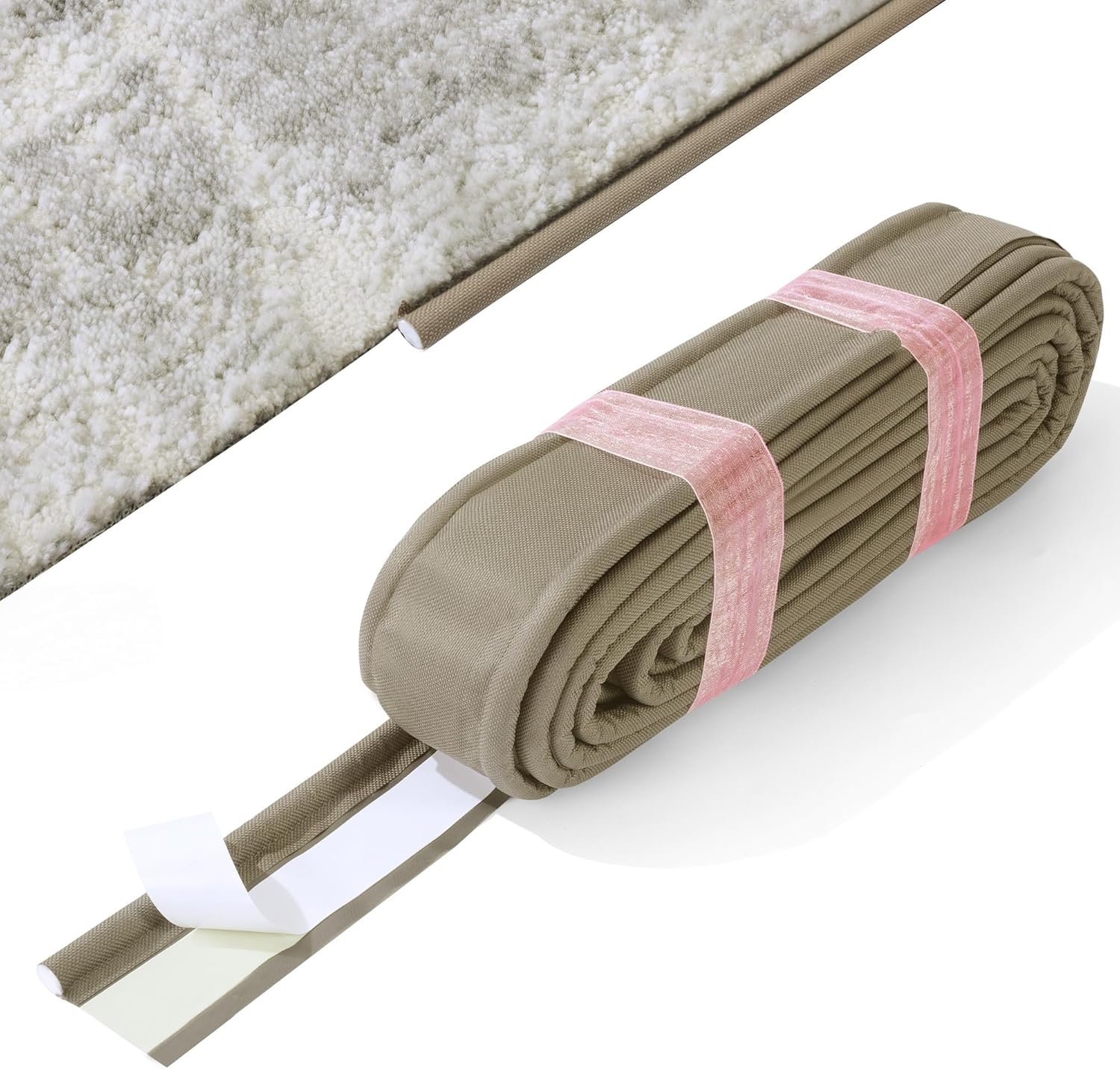 HOMBYS 54 ft Roll Professional Carpet Edge Binding Tape - Heavy Duty ...