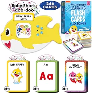 Amazon.com: Baby Shark Flash Cards for Toddlers 2-4 Years | Sensory ...