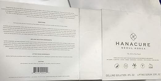 Amazon.com : Hanacure® All-In-One Facial - Starter, Hypoallergenic for ...