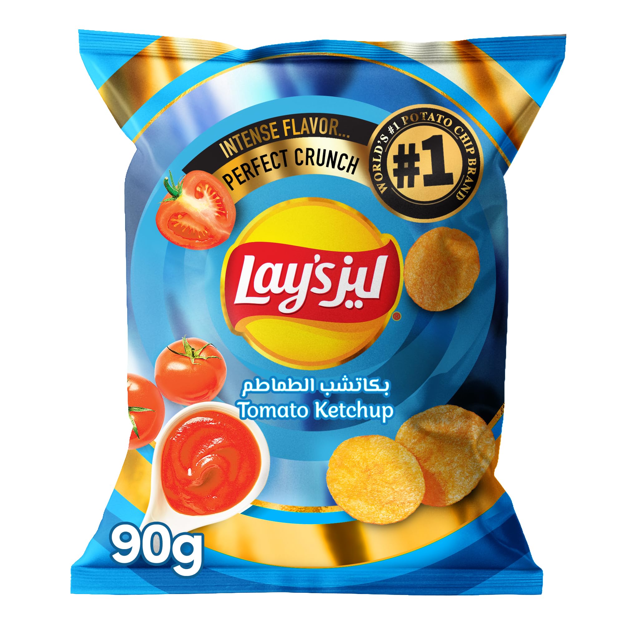 Lays Ketchup Chips Lay's Heinz Ketchup Chips (18 X 200 Gr.) Five