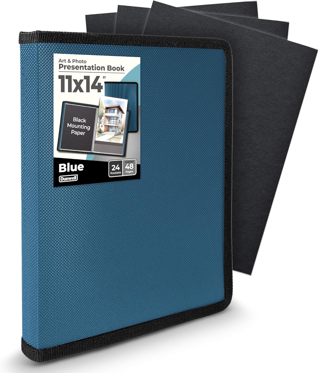 Amazon.com: Dunwell 11x14 Art Portfolio Binder with Mounting Paper ...