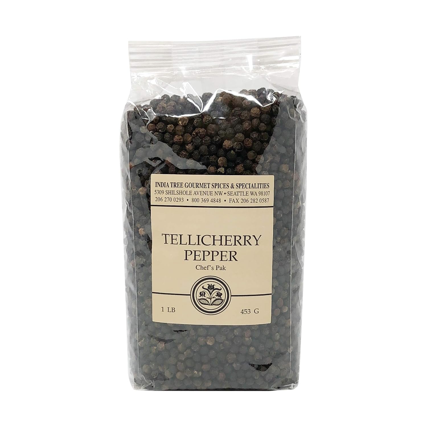 Amazon.com : INDIA TREE Tellicherry Peppercorns, 16 OZ : Tellicherry ...