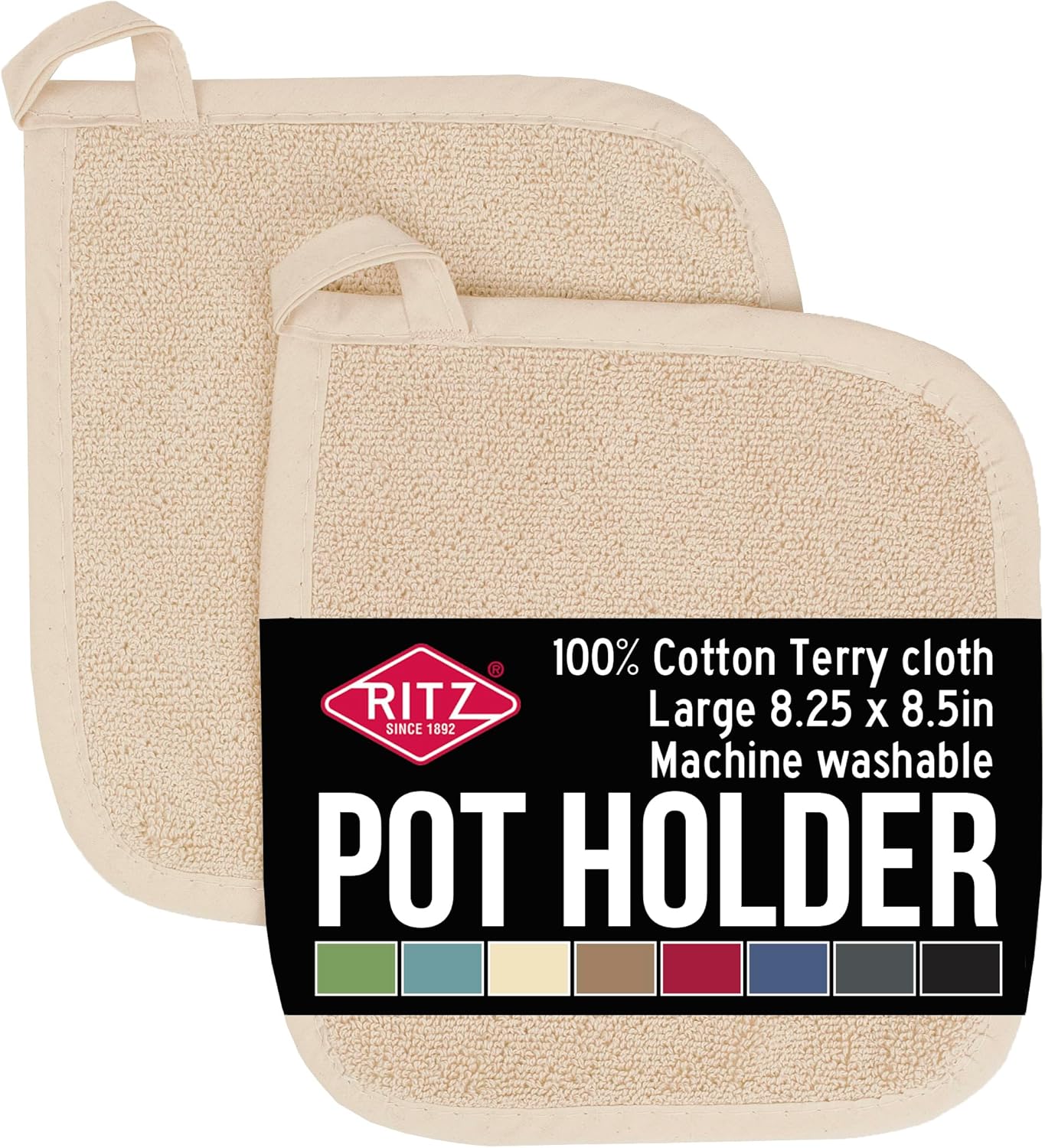 Amazon.com: RITZ Terry Potholder & Hot Pad: Unparalleled Heat Resistant ...