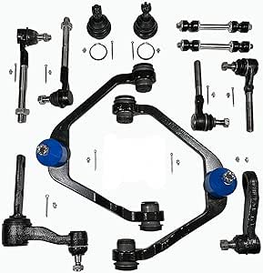 Amazon.com: 12pc Suspension Parts front Upper Control Arm Lower Ball ...