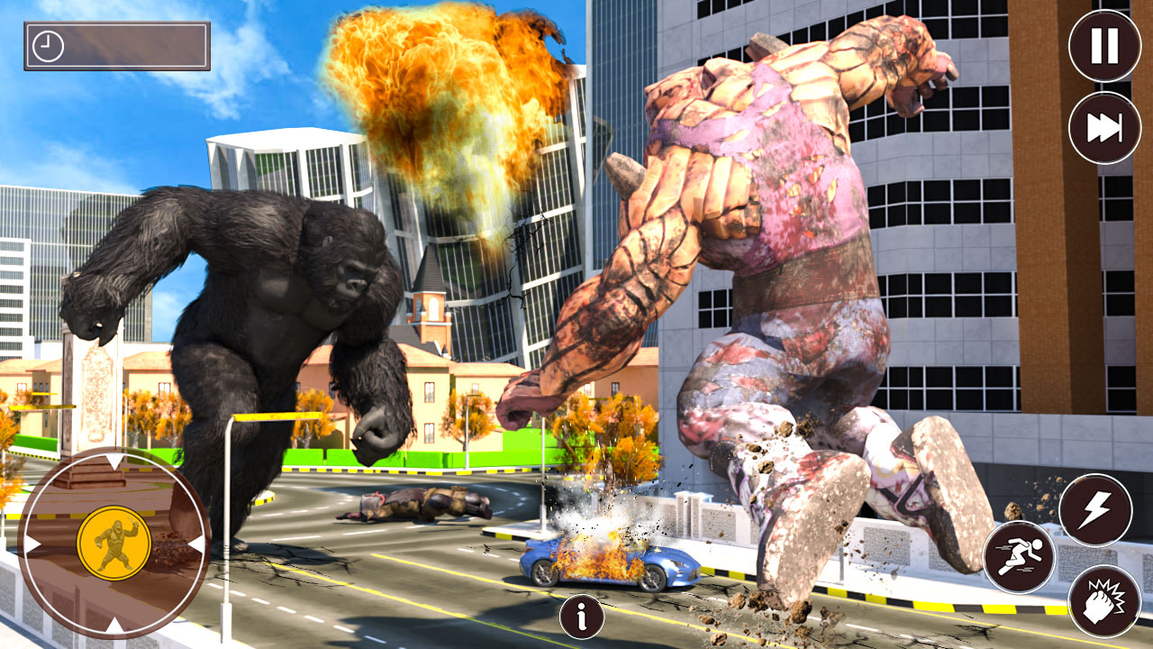 Save Urban City Gorilla Rampage Monster Hero Games: Real Open World ...