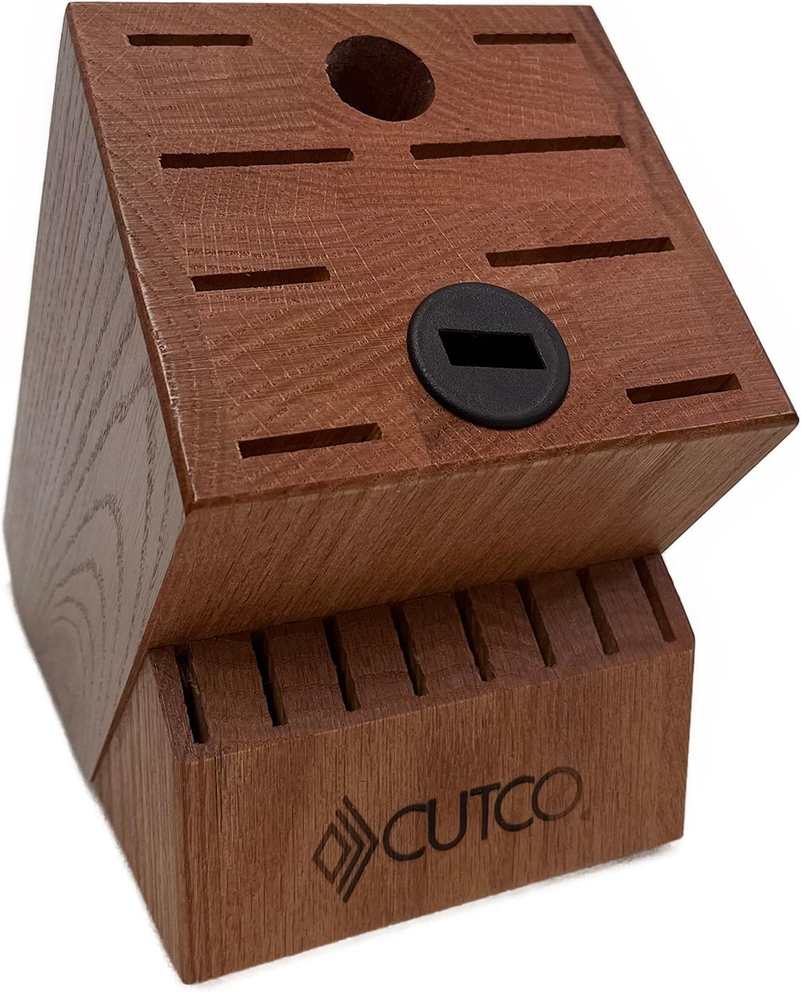 Amazon.com: Cutco 1748RP Homemaker + 8, Wood 18-Slot Kitchen Knife ...