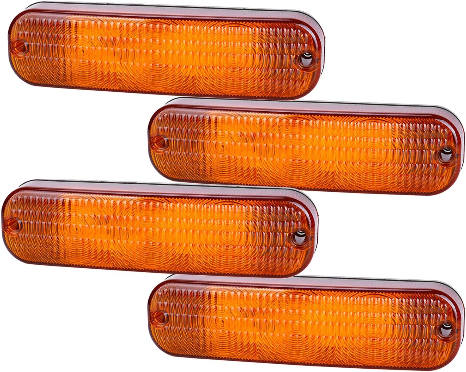 Amazon.com: Dark Horse 4 Pack AR60250 Tractor LED Amber Flashing Cab ...