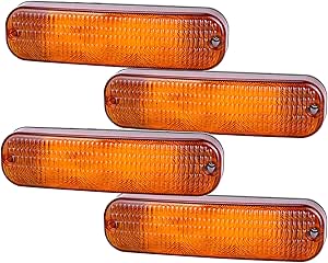 Amazon.com: Dark Horse 4 Pack AR60250 Tractor LED Amber Flashing Cab ...