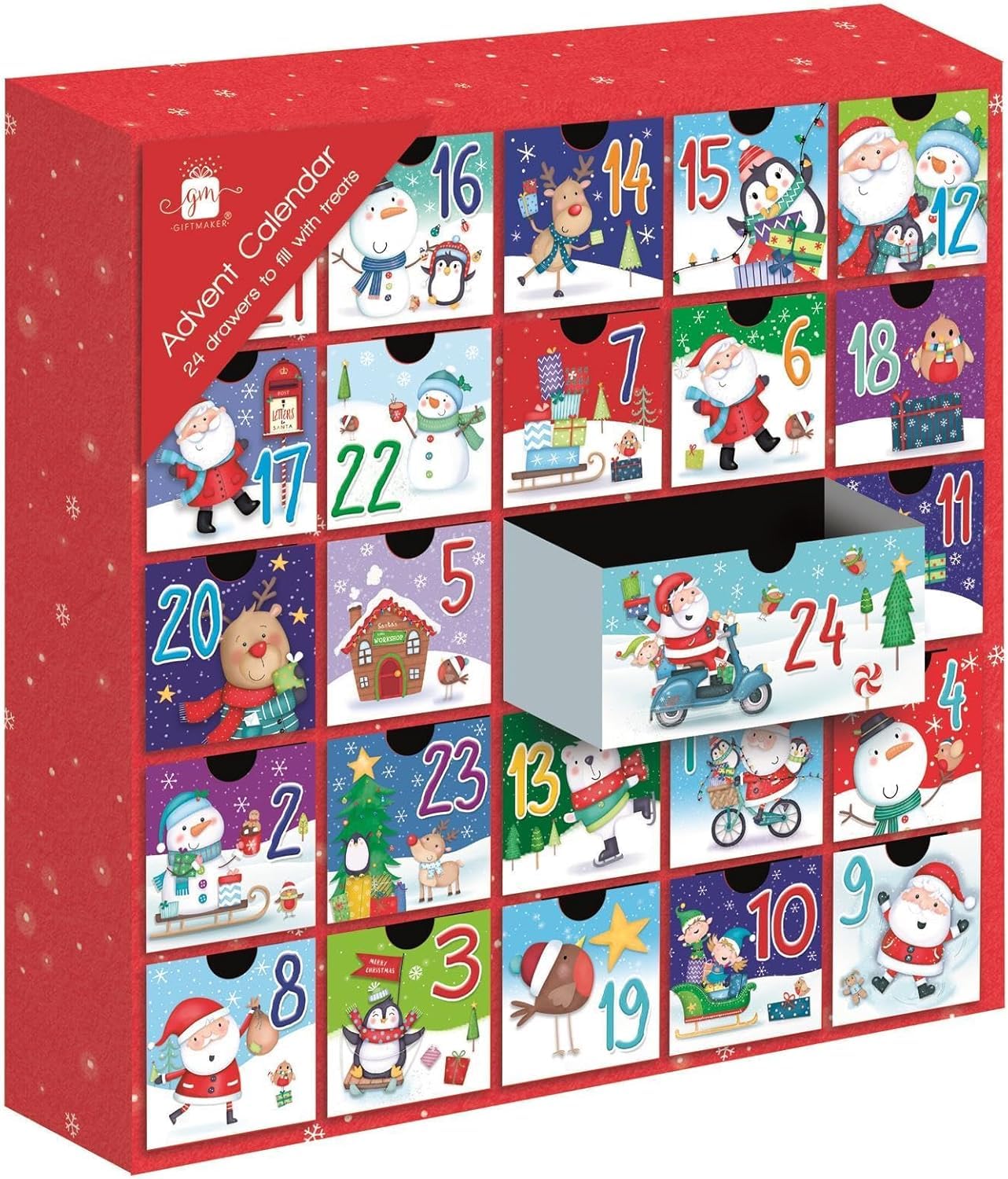 Free Printable Advent Calendar Outus DIY Christmas Advent Calendar ...