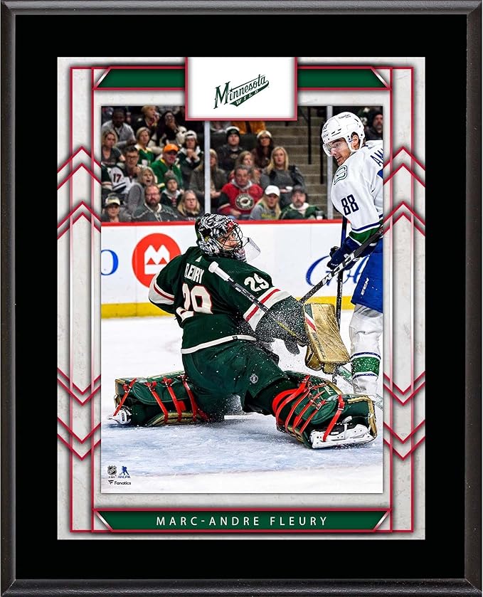 Marc-Andre Fleury Minnesota Wild 10.5" x 13" Sublimated Player Plaque ...