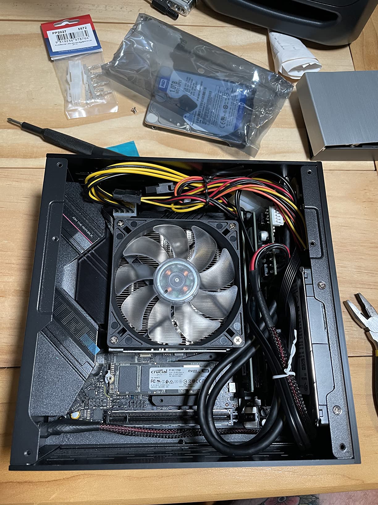 Goodisory A01 Aluminum Mini-ITX HTPC Desktop Computer Chassis Sliver ...