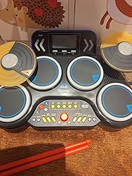 VTech Kidi DJ Drums, Light-up Electronic Drum Kit for Kids, with 4 ...