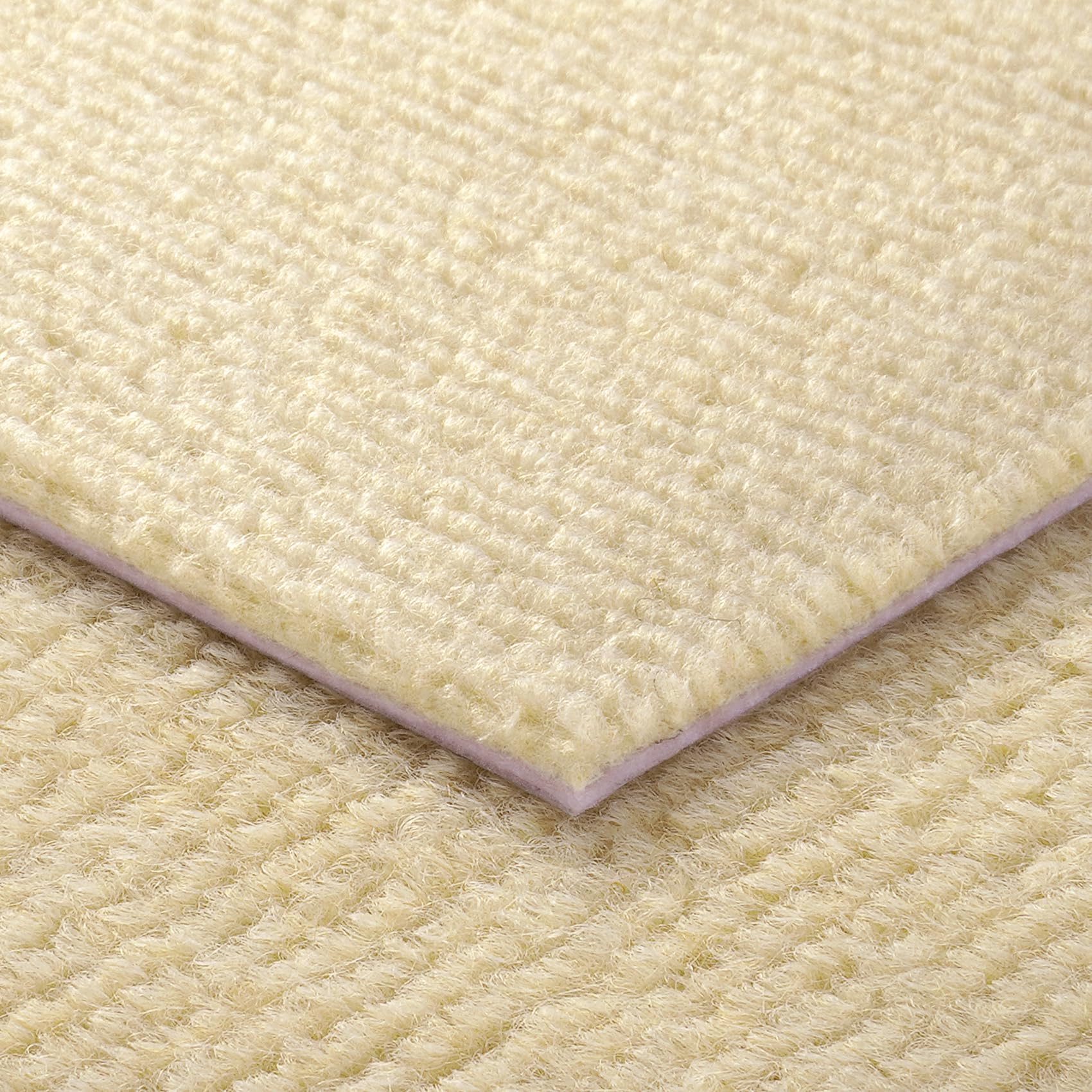 Livelynine 16-Tiles Cream Carpet Tiles 12x12 Inch Beige Carpet Squares ...