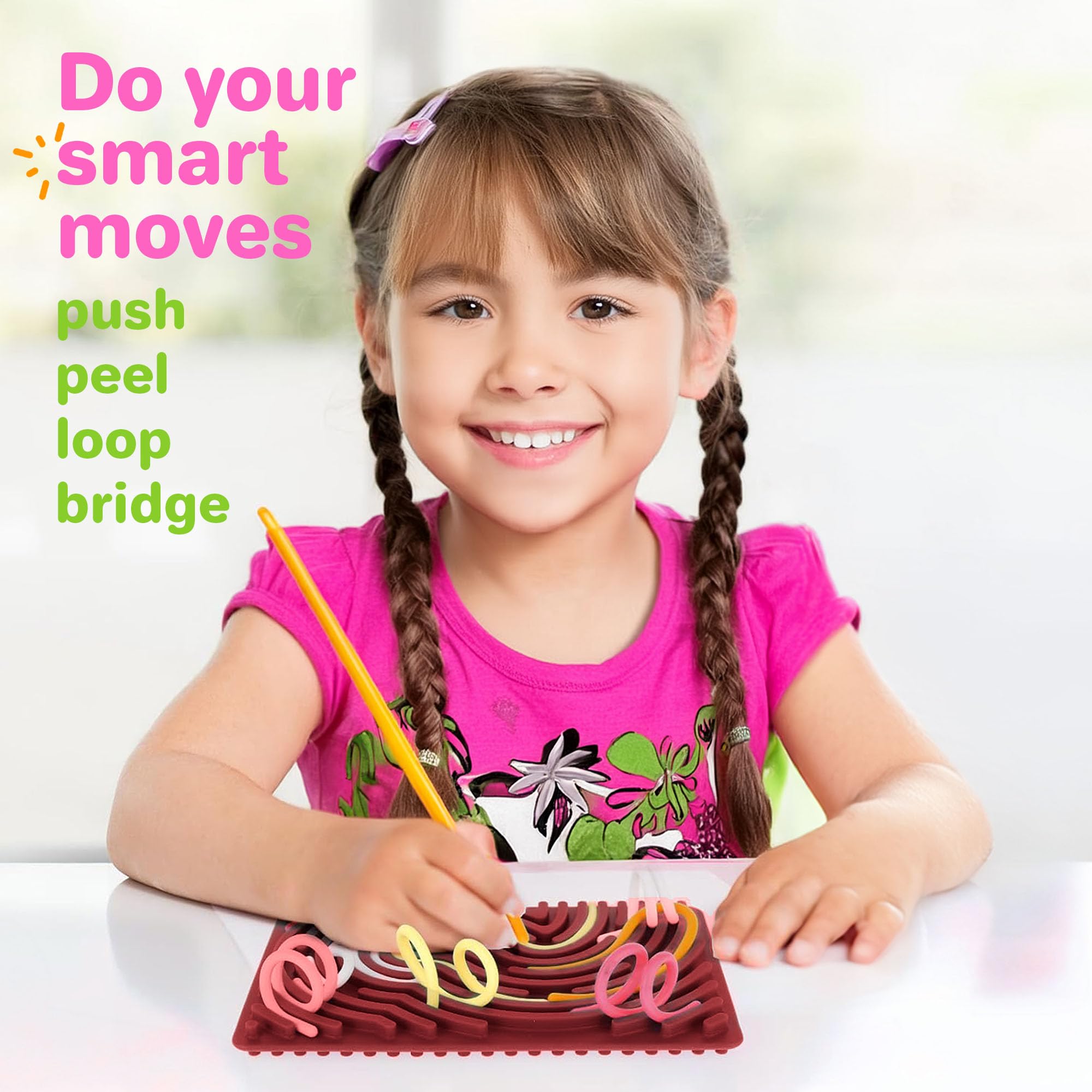 Snapklik.com : Boxgear Sensory Activity Board Silicone Fidget Toy ...