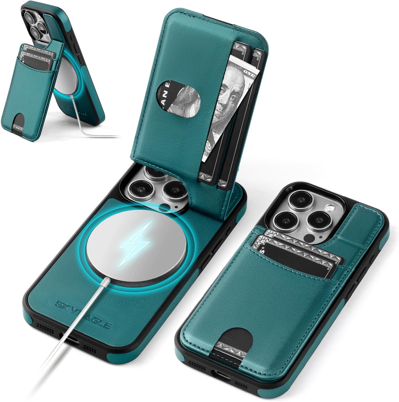 Amazon.com: SkyEagle Compatible with Magsafe for iPhone 14 Pro Wallet ...