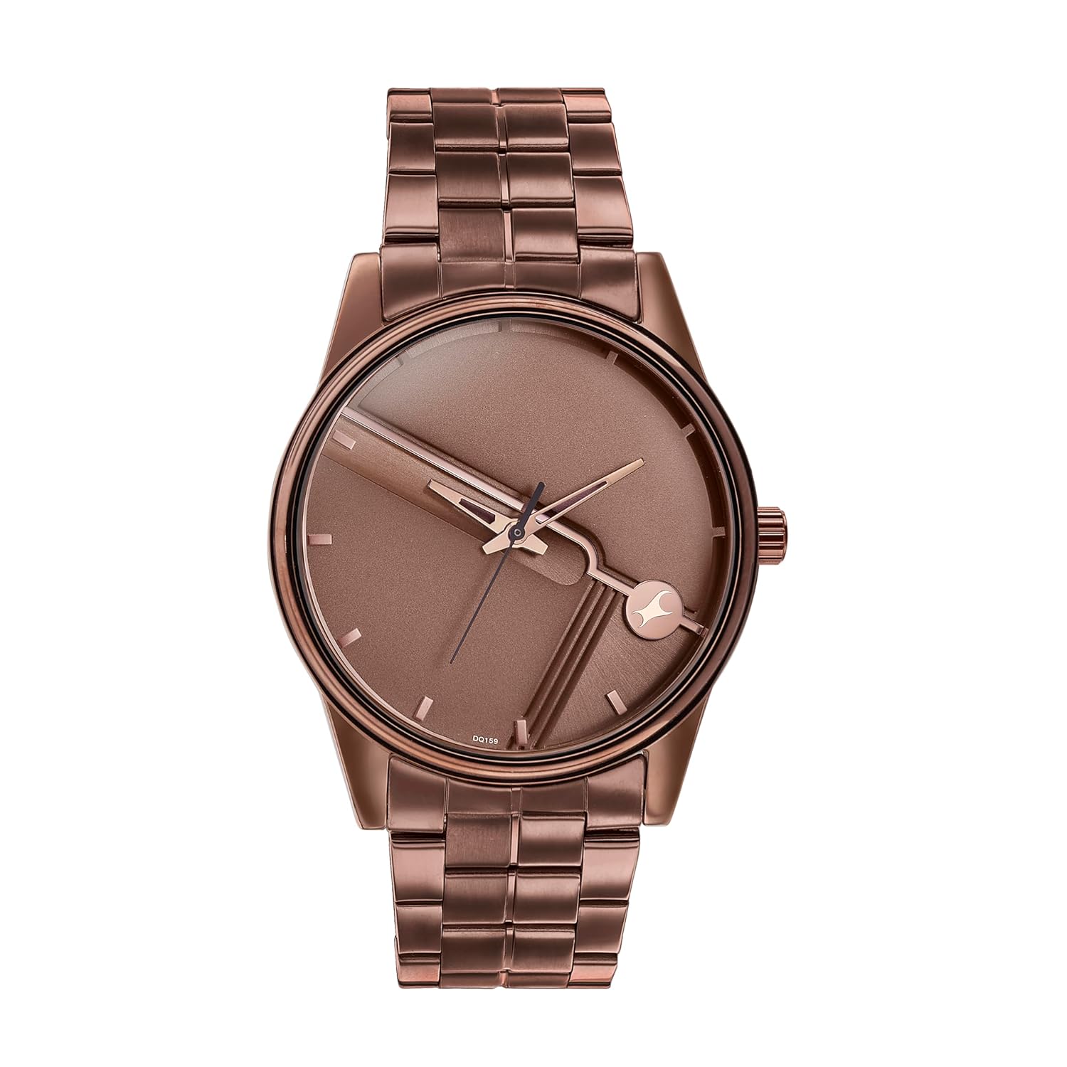 Buy Fastrack Leather Analog Brown Dial Men's Watch-3305Qm01, Band Color ...