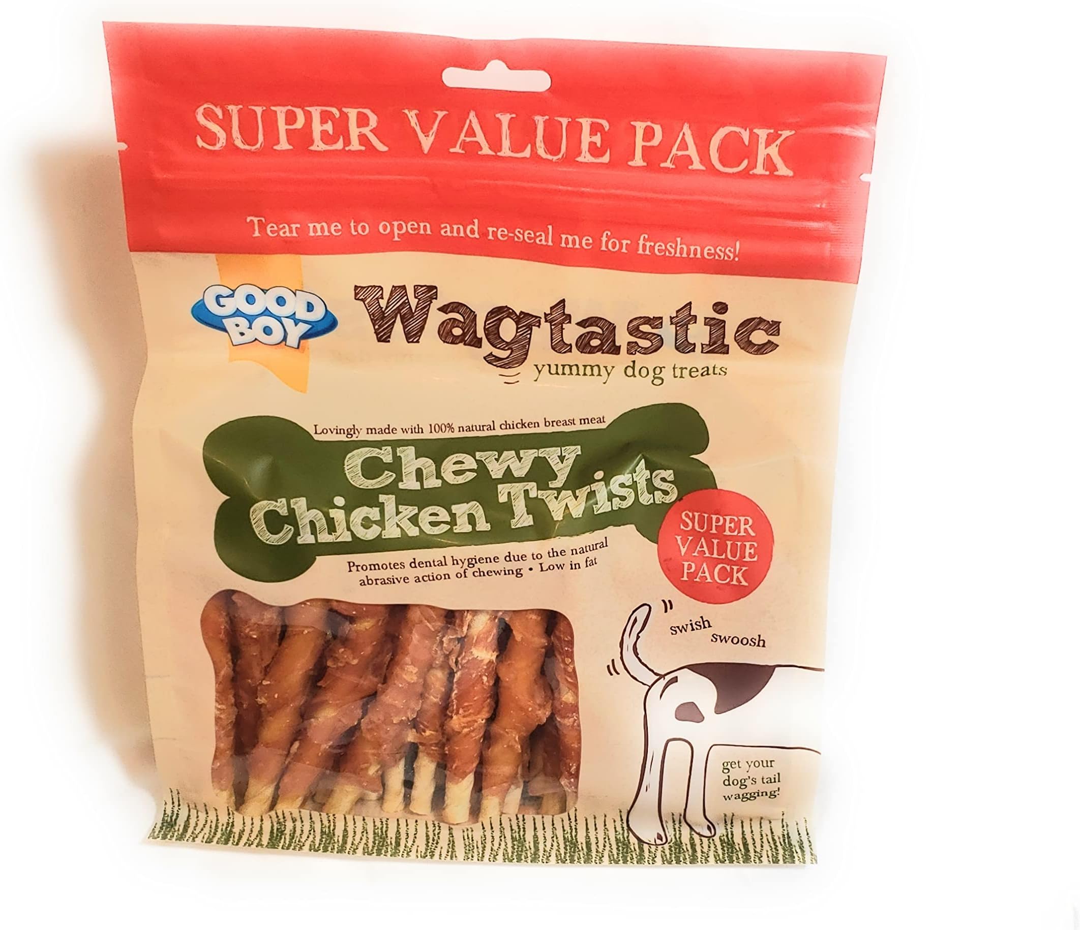 Good Boy Wagtastic Chewy Chicken Twists 320g" to "Good Boy Wagtastic ...