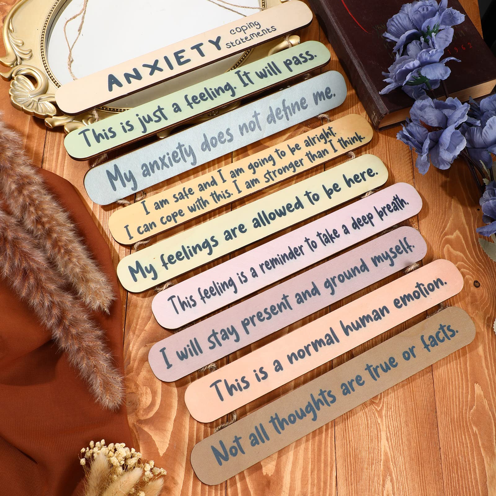 Snapklik.com : Yookeer Mental Health Reminders Wall Art Anxiety Coping ...