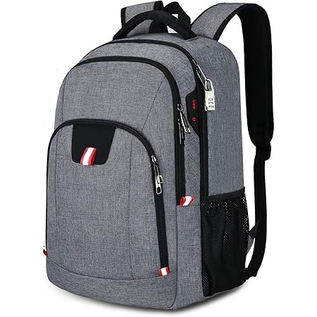 Amazon.com: QINOL Travel Laptop Backpack Anti-Theft Work Bookbags With ...